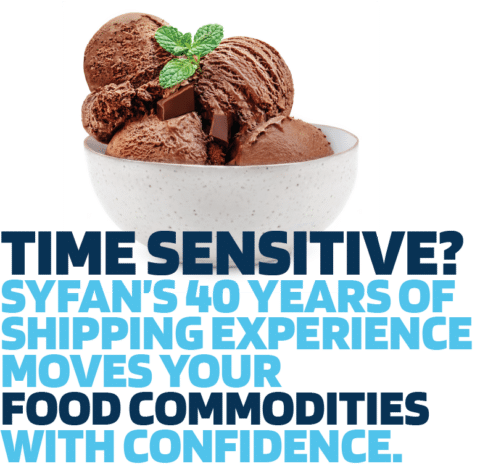Food Commodities Shipping | Syfan Logistics